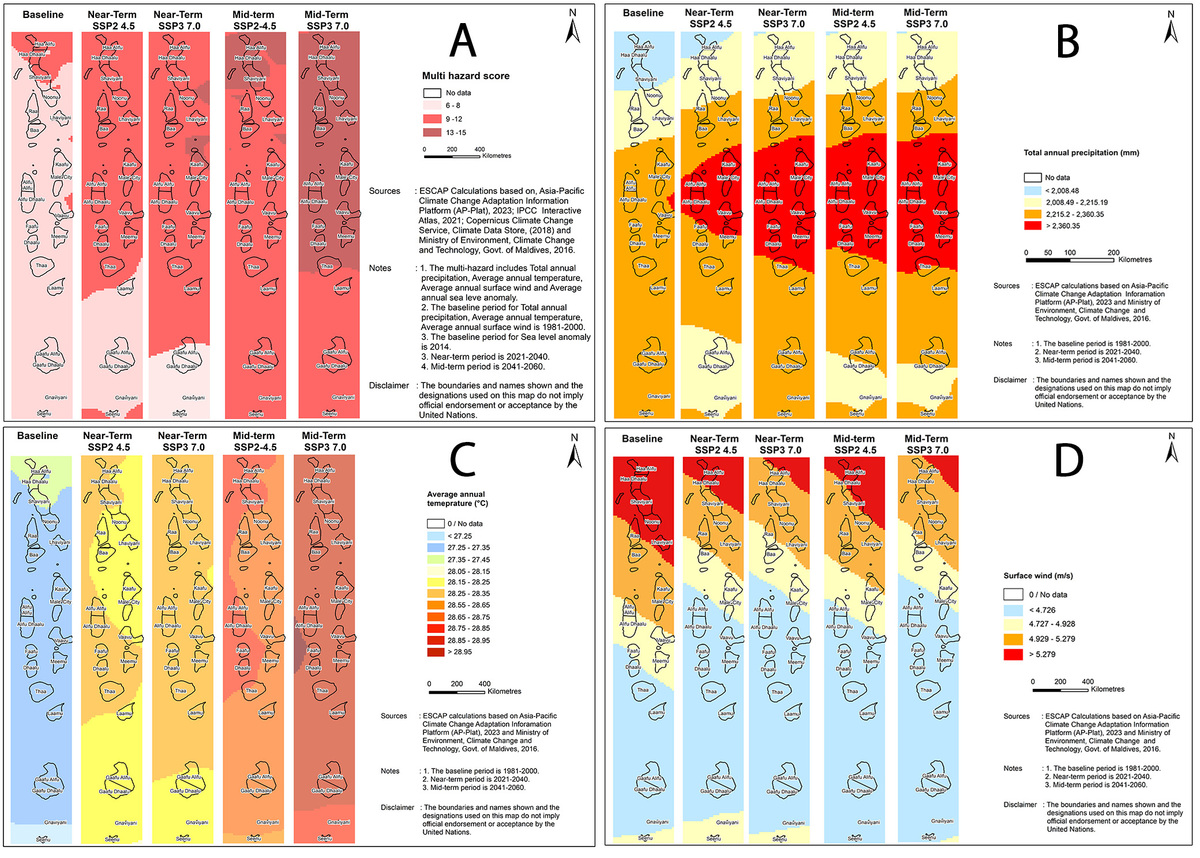 Climate Risk Projections Using AP-PLAT Data in the Maldives ｜ Adaptation Database ｜ Asia-Pacific ...